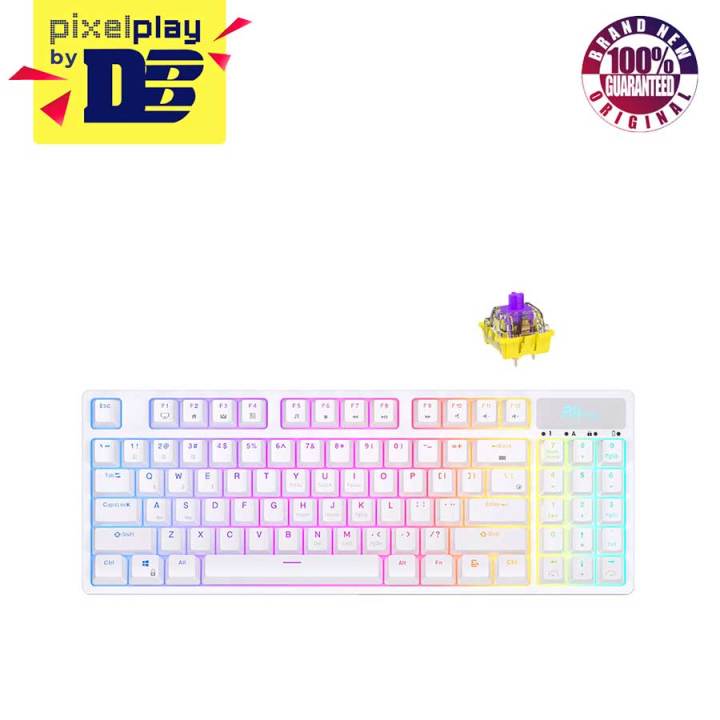 ROYAL KLUDGE RK89 Tri-Mode RGB 89 Keys Hot Swappable Mechanical ...