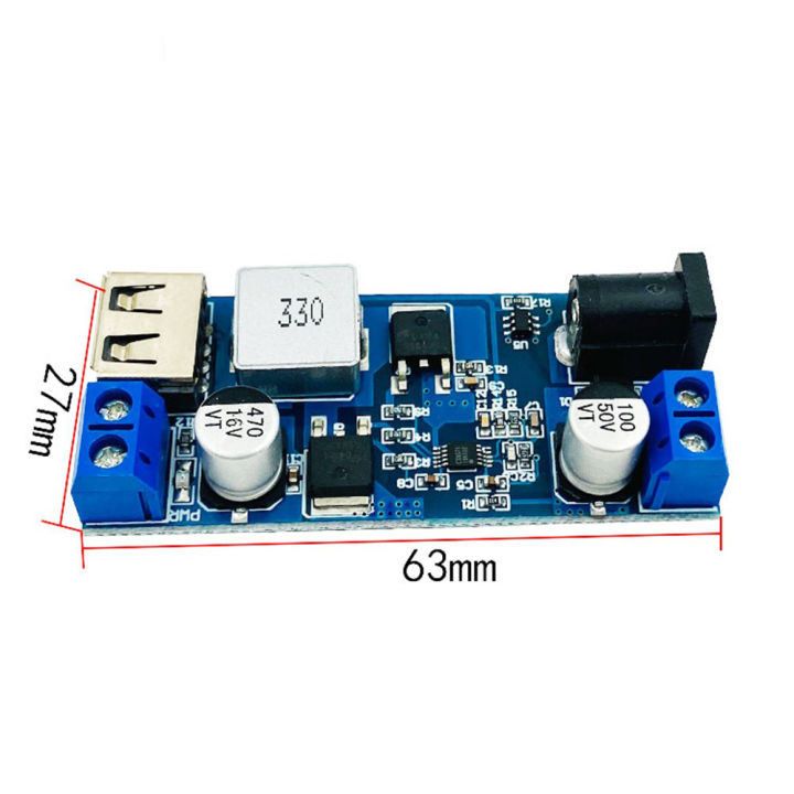 DC-DC 24V/12V To 5V 5A Step Down Power Supply Buck Converter Replace USB Step-down Charging ...