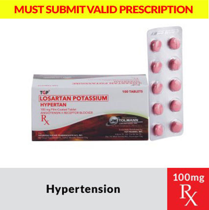 Rx: HYPERTAN Losartan 100mg Tablet | Lazada PH
