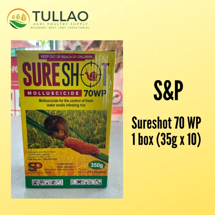 S&P Sureshot 70 WP 35g x 10 / 35g Molluscicide | Lazada PH