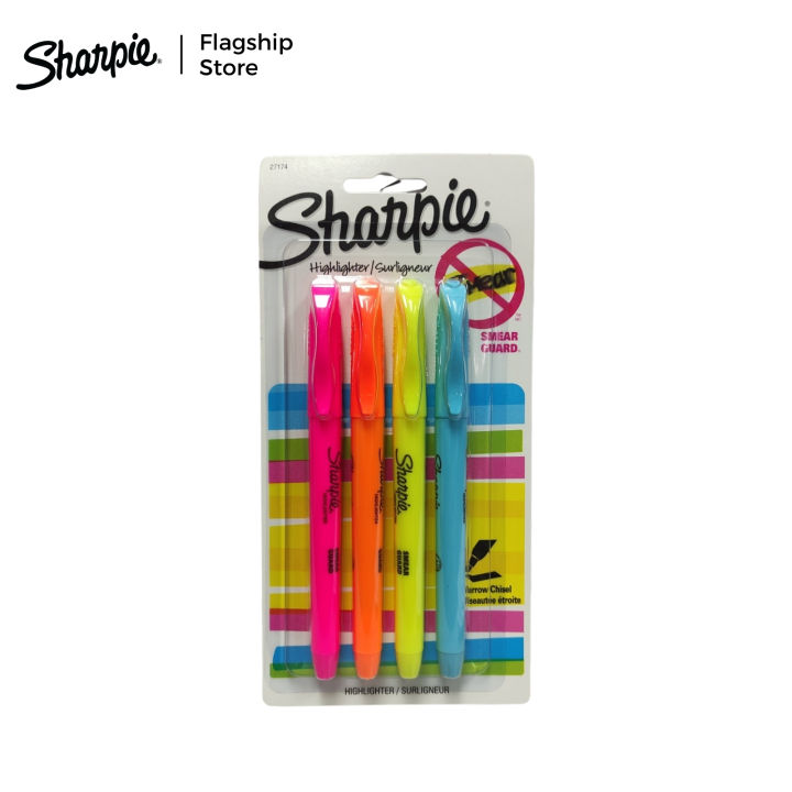 Sharpie Pocket Accent Highlighter Assorted 4ct | Lazada PH