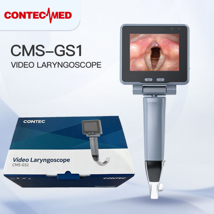 CONTEC CMS-GS1 Touch Screen portable professional video laryngoscope USB Port | Lazada Singapore