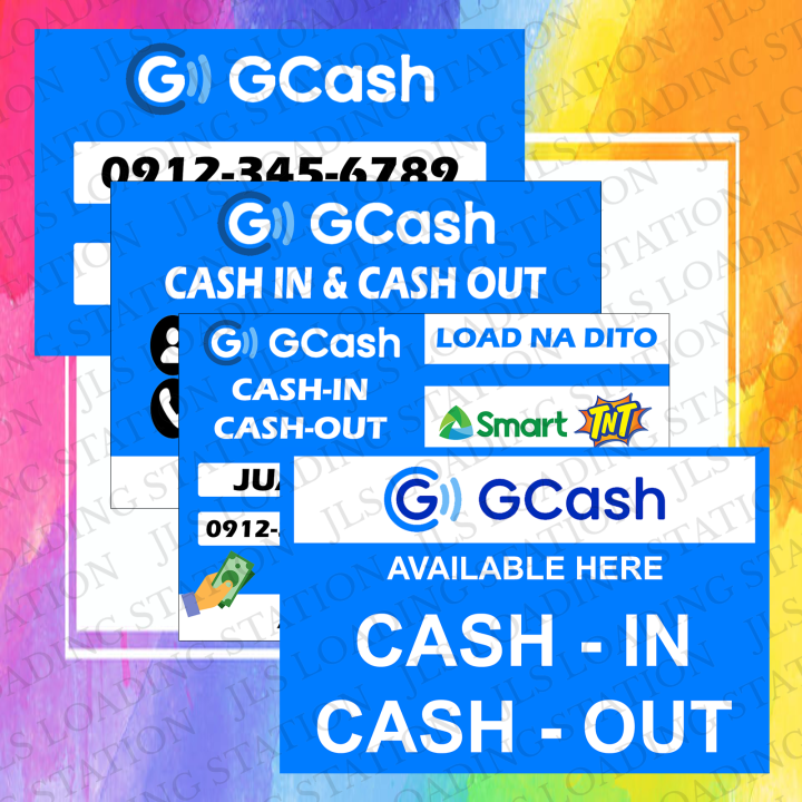 GCASH BUSINESS SIGNAGE (LAMINATED/PVC) | Lazada PH