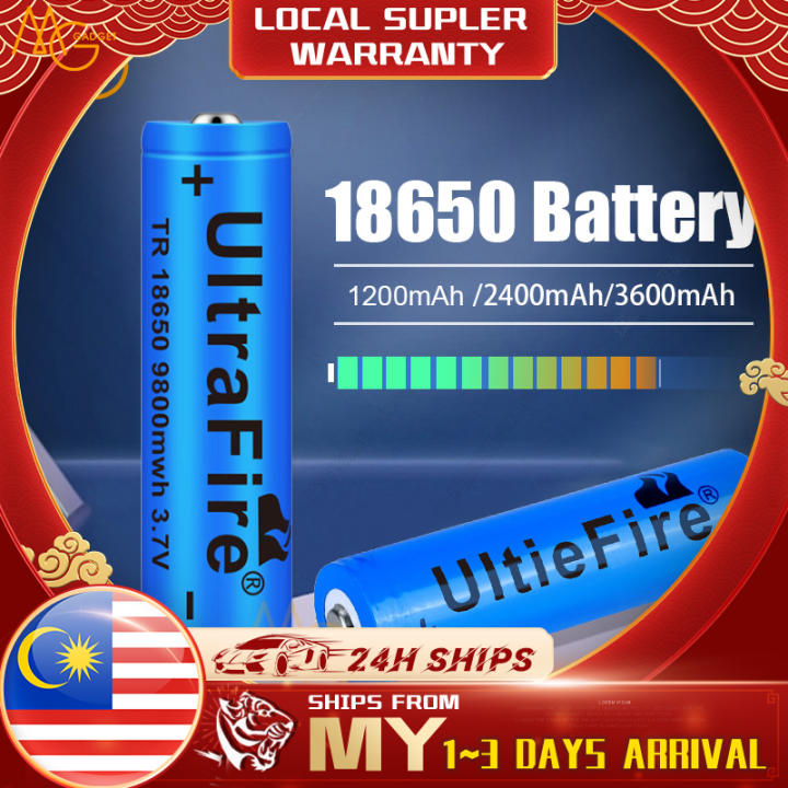 18650 Rechargeable Battery Li-Ion 18650 Lithium Battery Flat Top Lithium Li-Ion Charge Battery ...