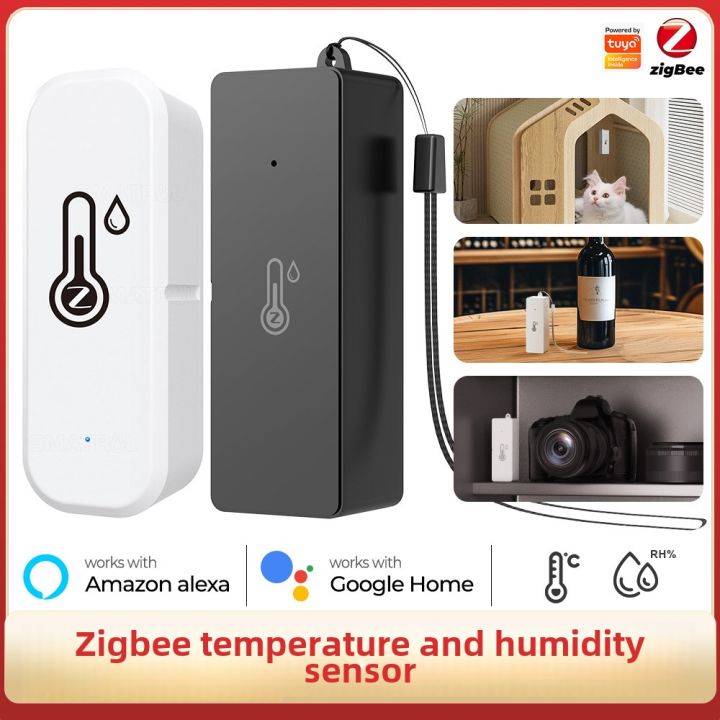 wifi smart home temperature and humidity detector home indoor wireless ...