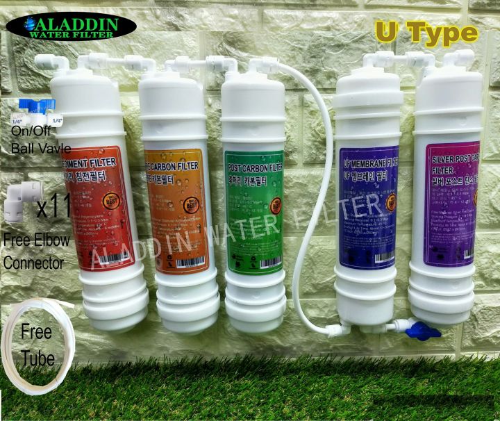 Korea Tech Water Filter /Sediment/Pre-Carbon/Post Carbon/UF Membrane ...