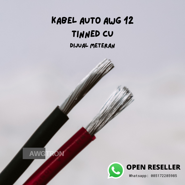 Kabel AWG 12 Tinned CU meteran (dijual per meter) | Lazada Indonesia