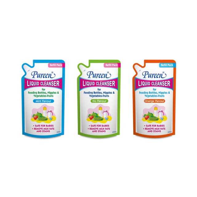 Pureen Liquid Cleanser for Feeding Bottles, Nipples, Vegetables and ...