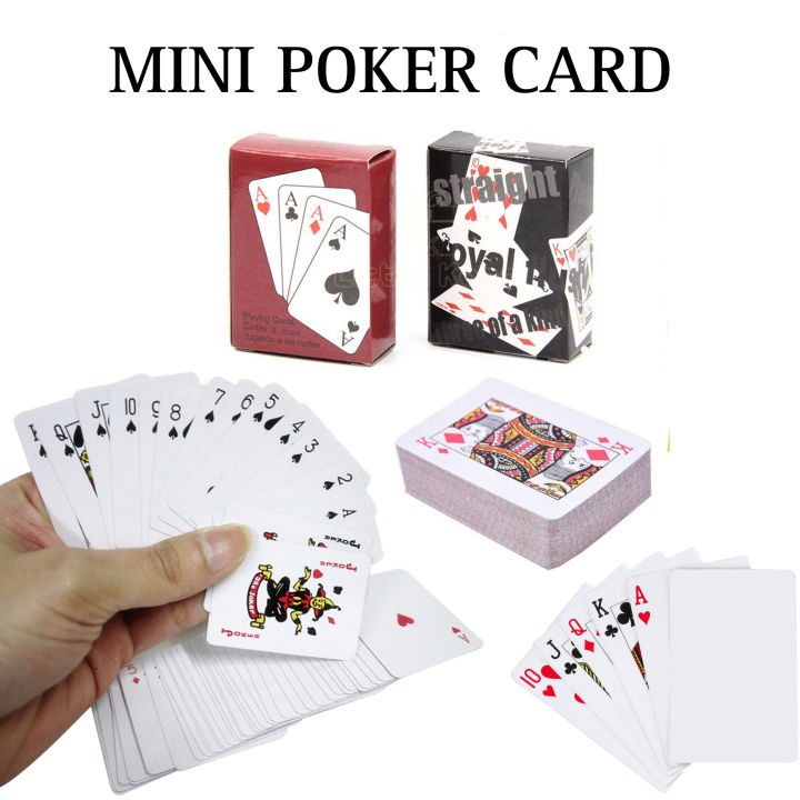 Mini Poker Card Playing Card Game Drinking Card Small Size Poker Cards ...