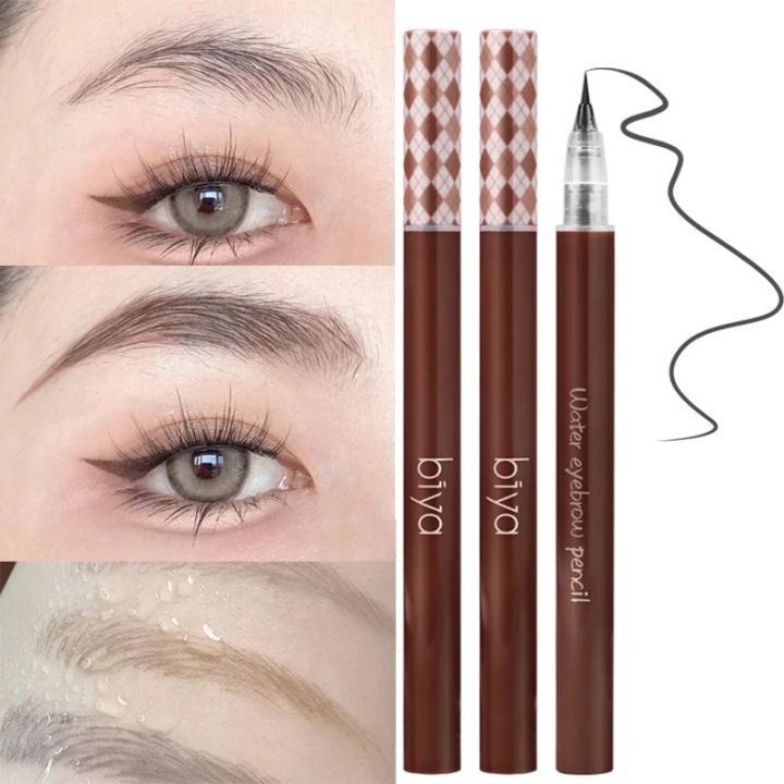 Ultra Thin 0.01mm Head Liquid Eyebrow Pencil/Sweat-proof Waterproof ...
