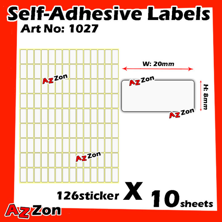 HALLO 1027 Self-Adhesive Label Fluorescent Label Sticker Colorful Paper ...