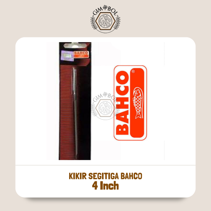 Kikir Segitiga Bahco 4” PRODUK ORIGINAL | Lazada Indonesia