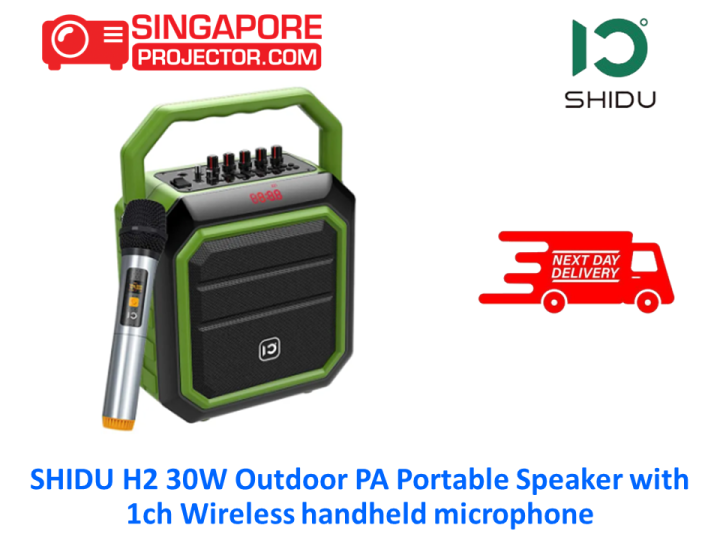 SHIDU H2 30W Outdoor PA Portable Speaker with 1ch Wireless handheld ...