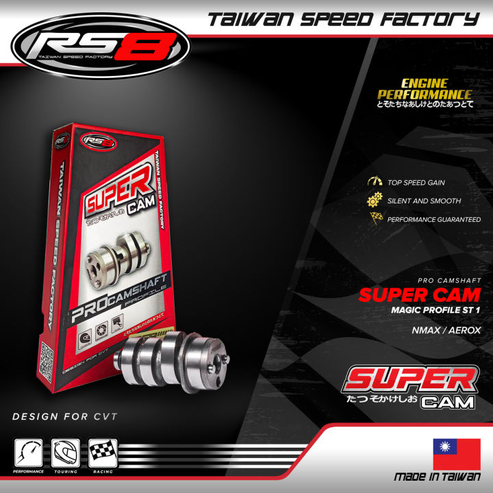 RS8 SUPERCAM MAGIC PROFILE STAGE 1 SUPER BOLT ON NMAX/AEROX | Lazada PH