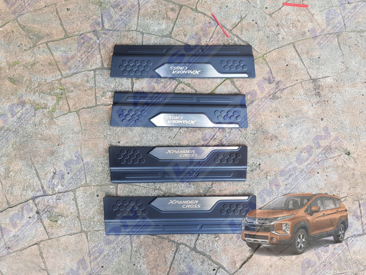 Mitsubishi Xpander Cross 2020 - 2025 Side Step Sill Scuff Plates ...