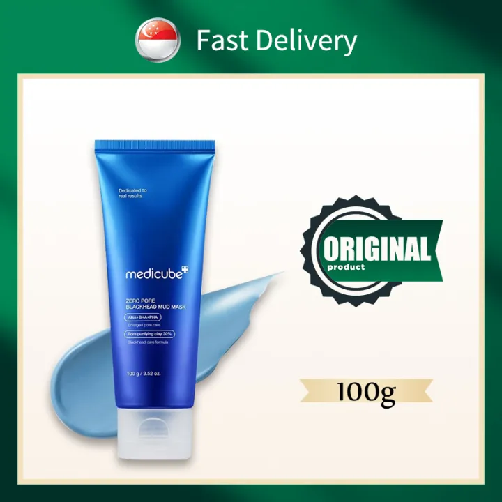 Original Imported | Medicube Zero Pore Blackhead Mud Facial Mask 100g ...