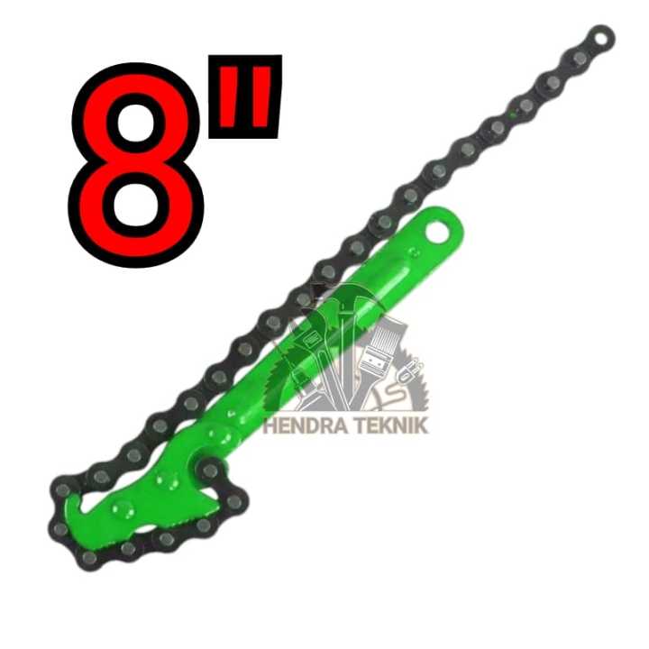 KUNCI FILTER RANTAI 8" CHAIN OIL FILTER WRENCH 210mm ALAT BUKA PASANG ...