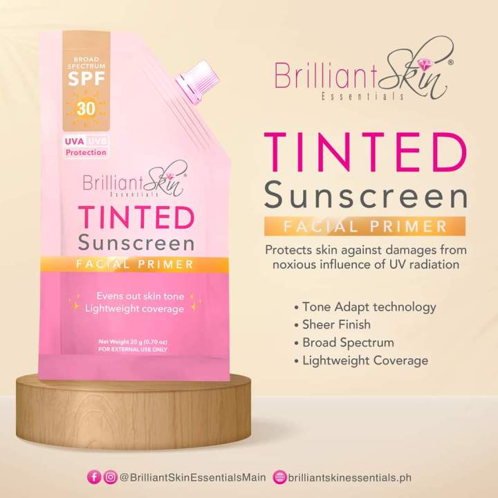 Original Brilliant Tinted Sunscreen Facial Primer 100% Authentic ...