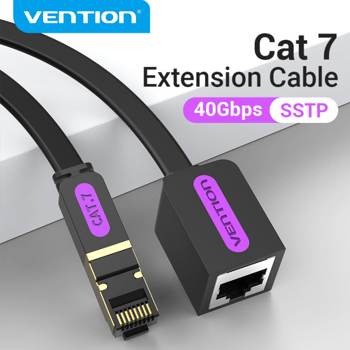 Vention Ethernet Cable RJ45 Cat 7 Extender Cable Male to Female Lan ...
