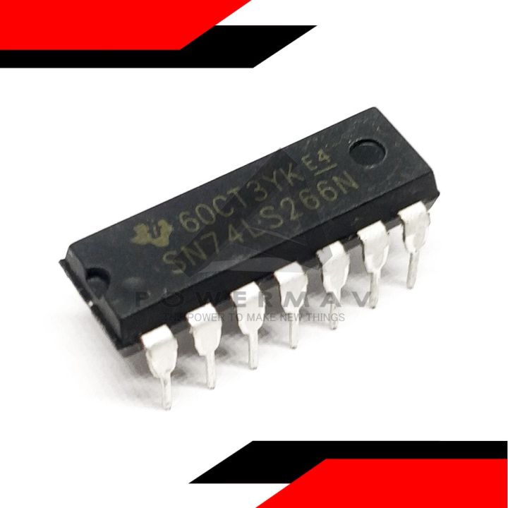 original 74ls266 sn74ls266n dip ic four independent 2-input exclusive ...