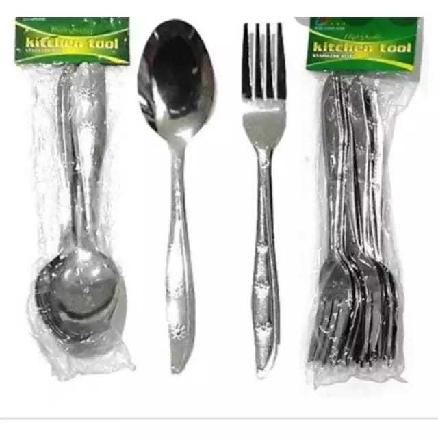 SENDOK / GARPU MAKAN STEINLES LUSINAN | Lazada Indonesia