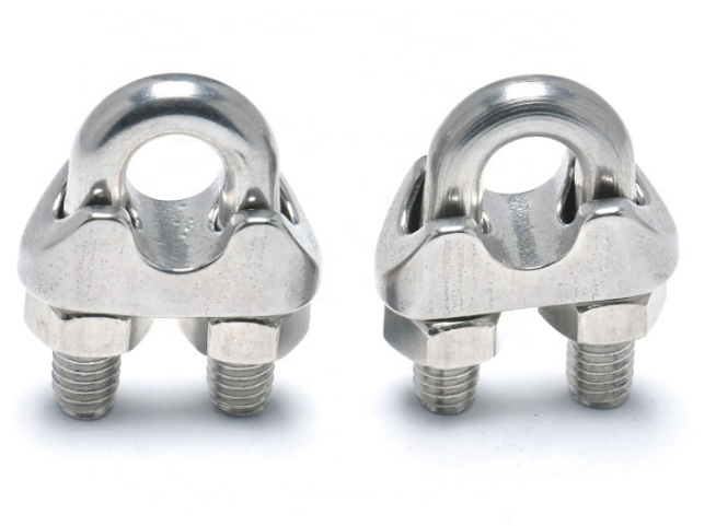 MG Machinery Stainless Steel Wire Rope Clip / Wire Rope Clip Fastener ...