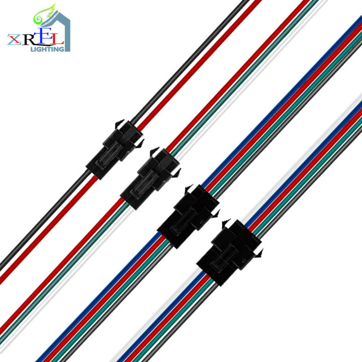 5 Pair JST Connector 2pin 3pin 4pin 5pin SM Male and Female for WS2812B WS2811 SK6812 WS2815 ...