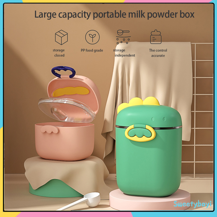 SWEETY Portable Milk Powder Container Baby Food Milk Powder Box ...