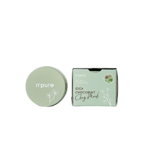 NPURE Clay Mask Centella Asiatica Chocomint | Masker Wajah N Pure Cica ...