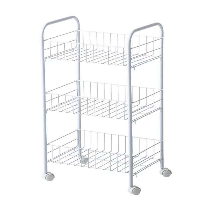LYX 3-Tier Multi-Purpose Removable Kitchen Collect Cart Storage Rack ...