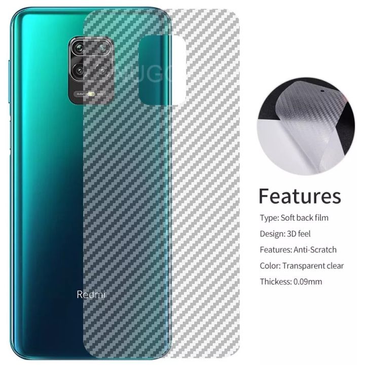 SKIN CARBON FOR XIAOMI REDMI NOTE 9 REDMI NOTE 9 PRO ANTI GORES ...