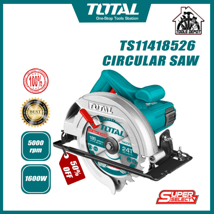 TOTAL CIRCULAR SAW 1400W (SS) | Lazada PH