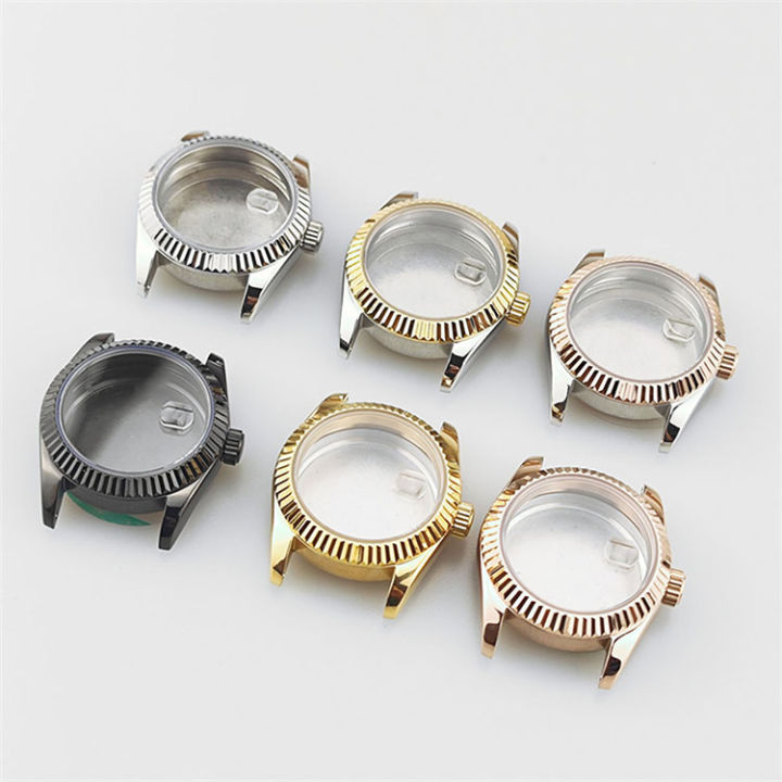 31MM Watch Case Mechanical Watch Modified Sapphire Glass Stainless ...