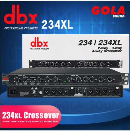 DBX 234/234XL Stereo 2 way/3 way / 4way Crossover | Lazada PH
