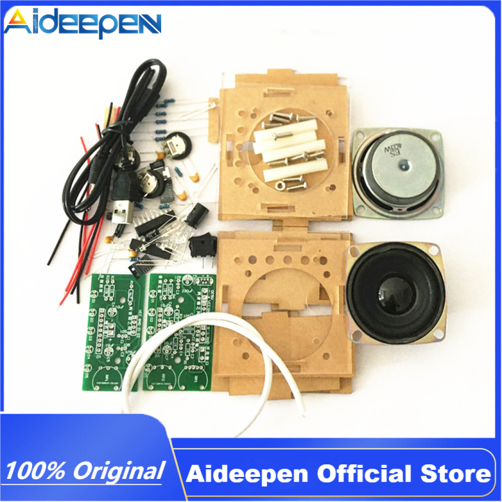 Original Aideepen Mini Speaker Kit 3W Speaker Small Power Amplifier ...