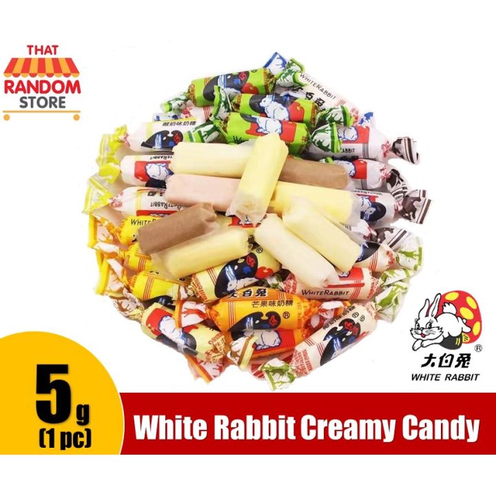 White Rabbit 大白兔 Creamy Candy 奶糖 (Loose Pack) | Lazada
