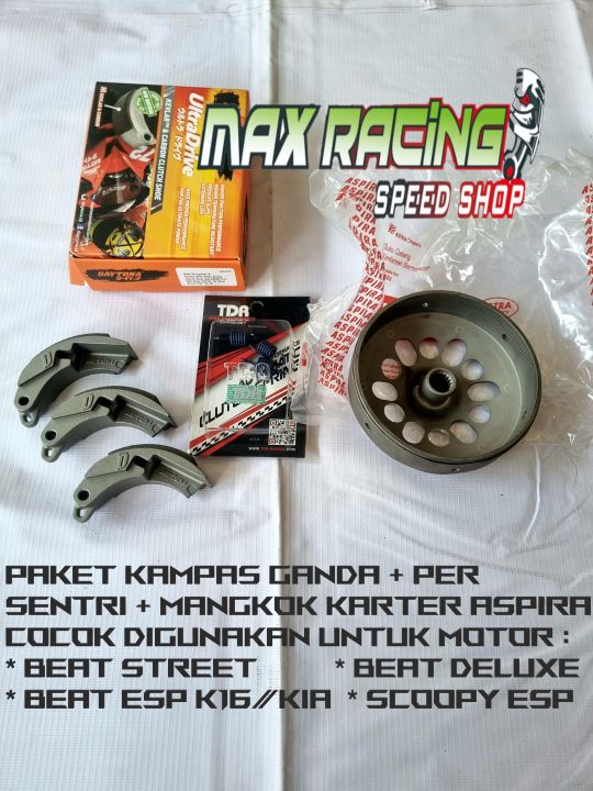 Paket Mangkok Kampas Otomatis Ganda Beat Street Scoopy ESP Beat Deluxe ...
