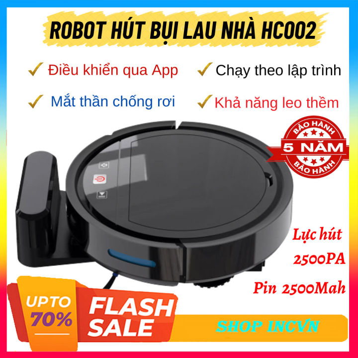 [HOT] Robot Hút Bụi Lau Nhà, Robot Hut Bui, Máy Hút Bụi Thông Minh ...