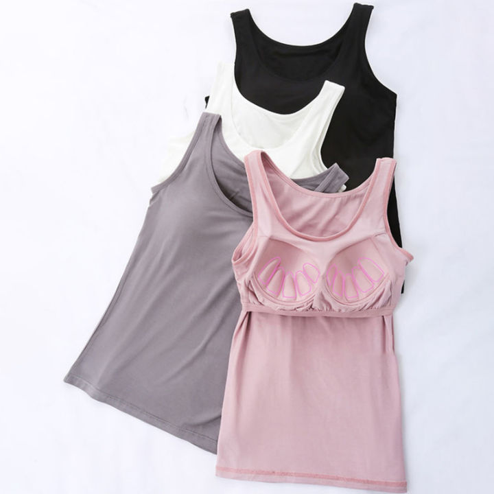 Pick Me Up ShopNew Summer Padded Bra Vest Women's Tops Women's Camisole ...