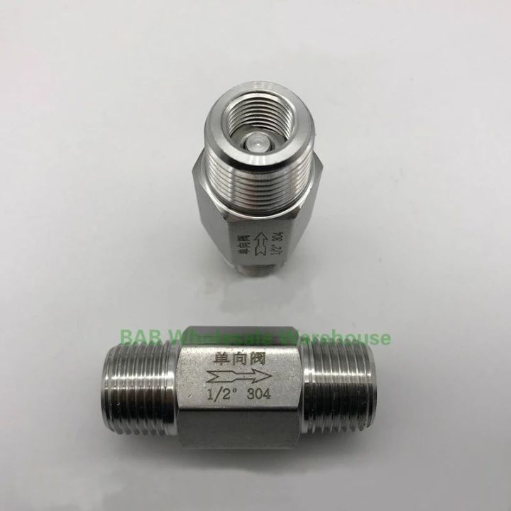 Male to Male unidirectional high pressure One-way Non return pneumatic ...