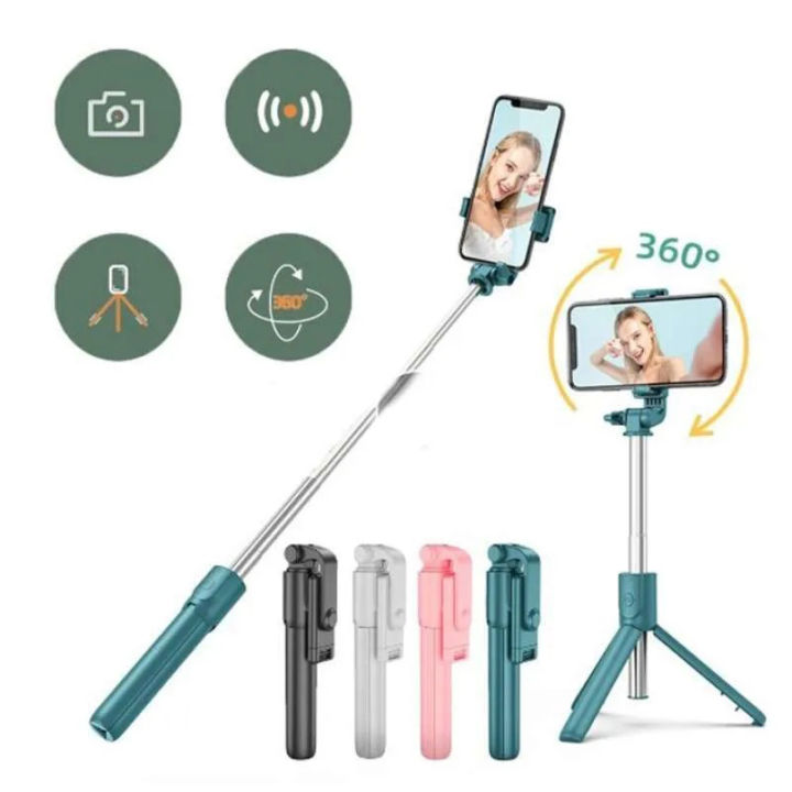 Tripod R1 Selfie Stick Tongsis Mini Tripod Holder 3in1 Dengan Remote ...