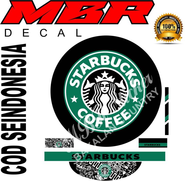 stiker decal tebok murai starbuck | Lazada Indonesia