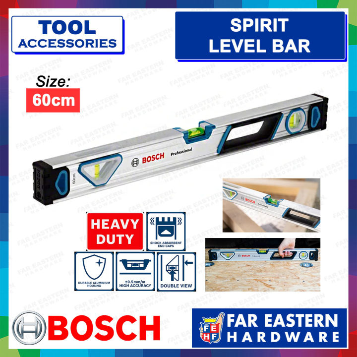BOSCH Spirit Level Bar 60cm 1 600 A01 V3Y | 1 600 A01 6BP RBAC | Lazada PH