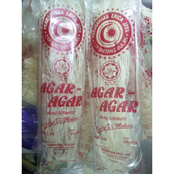 Agar agar cap bintang bulan 15g+/- | Lazada