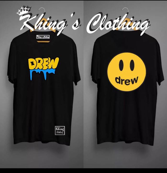DREW SHIRT FOR UNISEX MEN & WOMEN PRINT FRONT/BACK high quality | Lazada PH