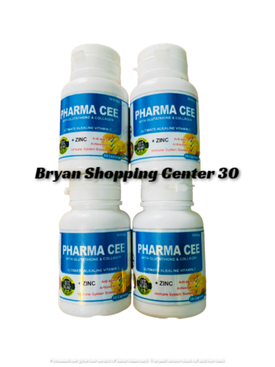 Pharma Cee / With Glutathione & Collagen / Ultimate Alkaline Vitamin C ...