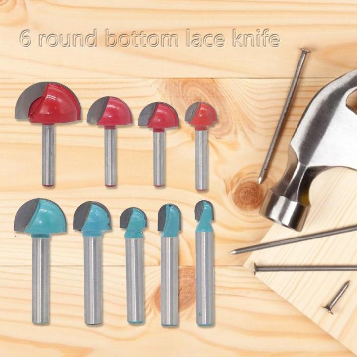 4/5 Pcs Shank Roundover Edging Router Bit Set Woodworking Milling Tools ...