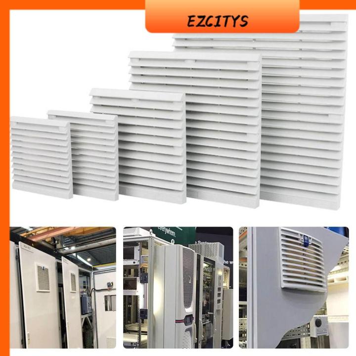 EZCITYS ABS Cabinet Ventilation Filter Without Fan White Shutters Fan ...