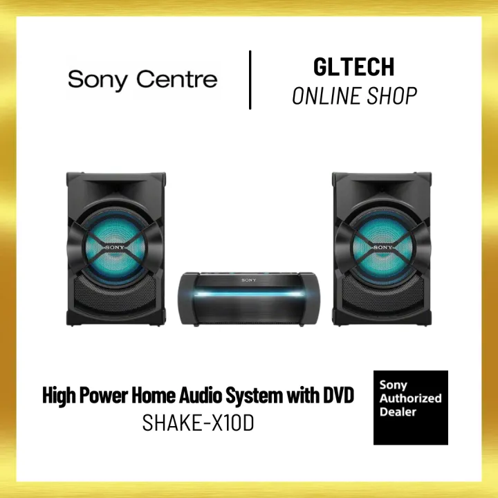 Sony (SHAKE-X10D) High Power Home Audio System with DVD SHAKEX10D X10D ...