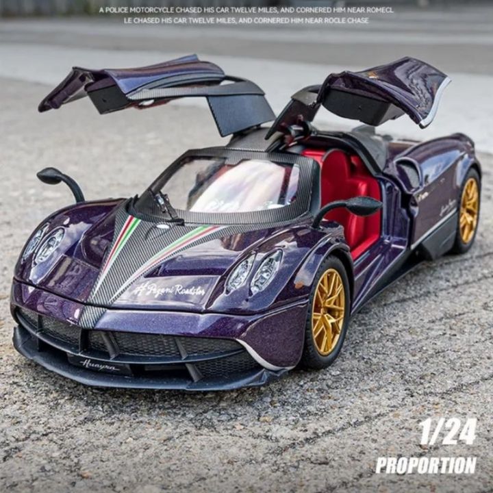 DIECAST MINIATUR MOBIL DINASTIA HUAYRA PAGANI SKALA 1:24 BODY BESI ...